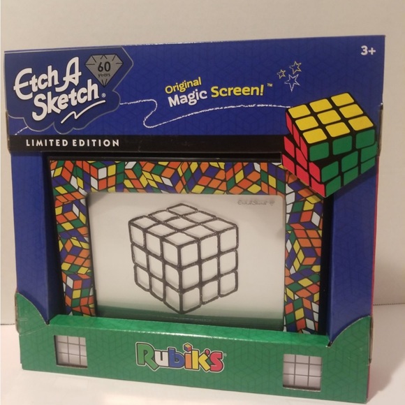 etch a sketch | Toys | Rubiks Etch A Sketch Monopoly 6th Anniversary ...